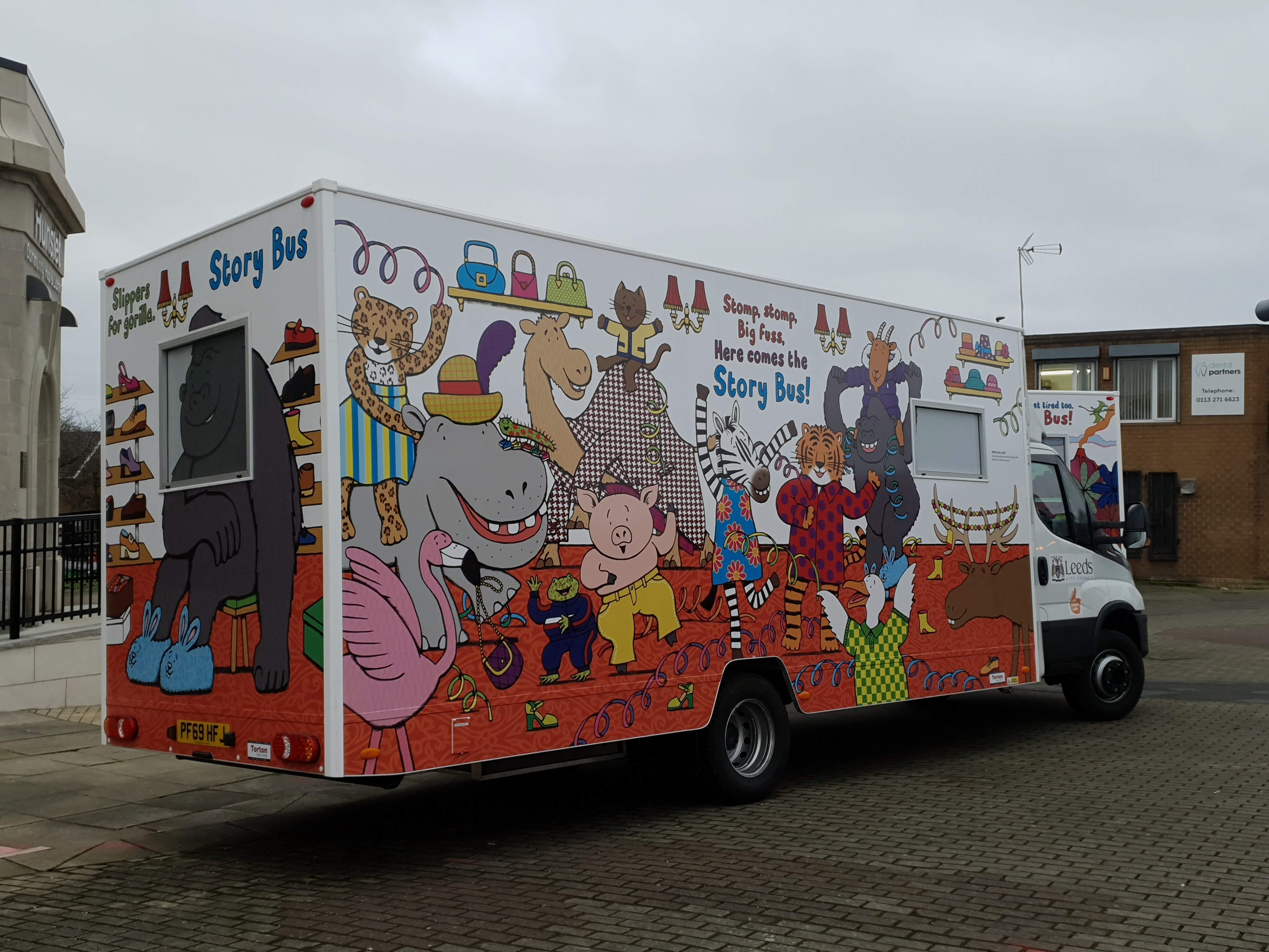 Leeds City Council Story Buses | Library Design Case Study | Opening ...